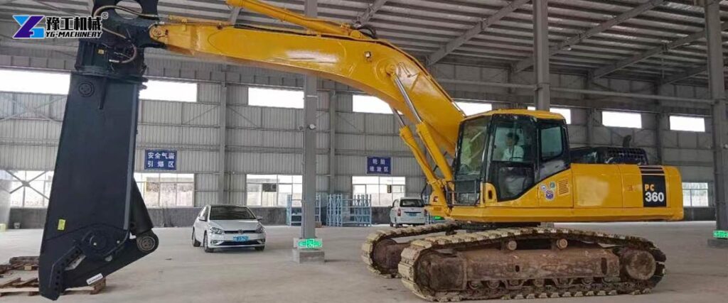 Excavator Metal Shear | Hydraulic Demolition Attachment for Sale